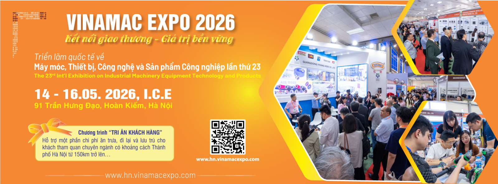 VINAMAC EXPO 2026 - Triển lãm Quốc tế về Máy móc, Thiết bị, Nguyên phụ liệu và Sản phẩm Công ...
